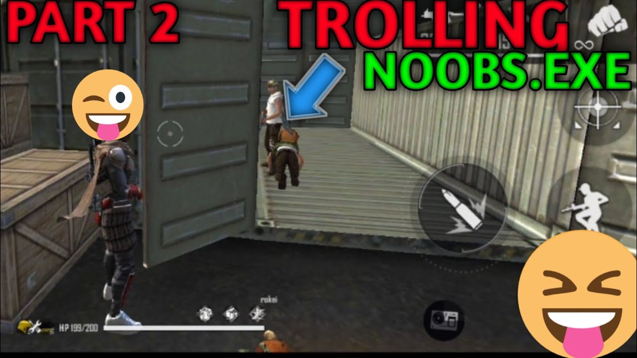 FREE FIRE WTF FUNNY MOMENT PART 2|| TROLLING NOOB.EXE🤣😂|| DJ ALOK ...