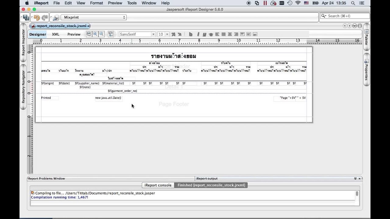 Create new report from OpenERP/Odoo with iReport and Jasper Server ...