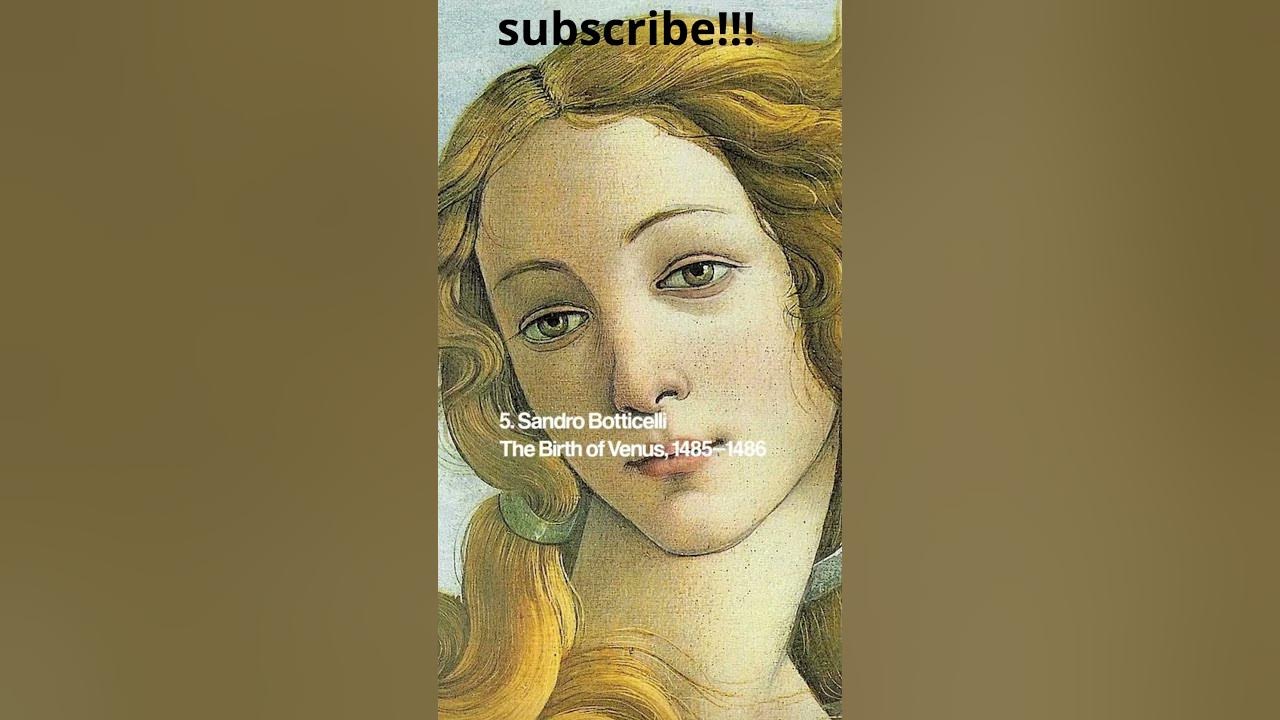 "Unveiling the Top 10 Masterpieces That Shaped Art History 🎨 | Must-See Famous Paintings!" # ...