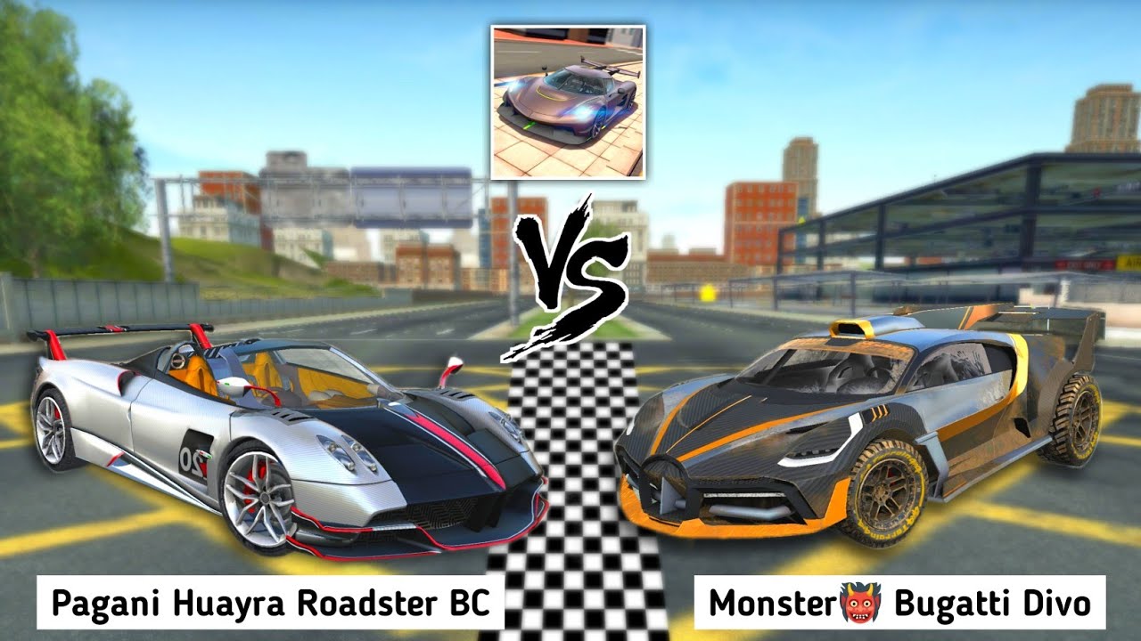 Extreme Car Driving Simulator 2023 - Pagani Huayra Roadster BC vs ...