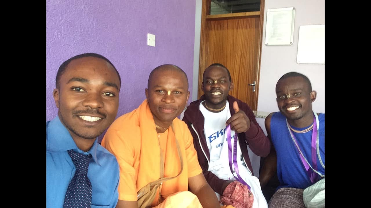 African Krishna bhakts Singing Kirtan from South Africa || Hare Krishna ...