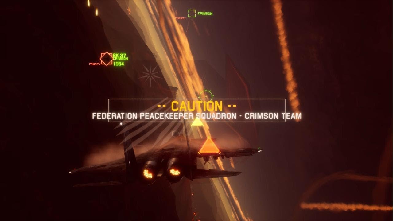 Project Wingman - First Encounter with Crimson Squadron - YouTube