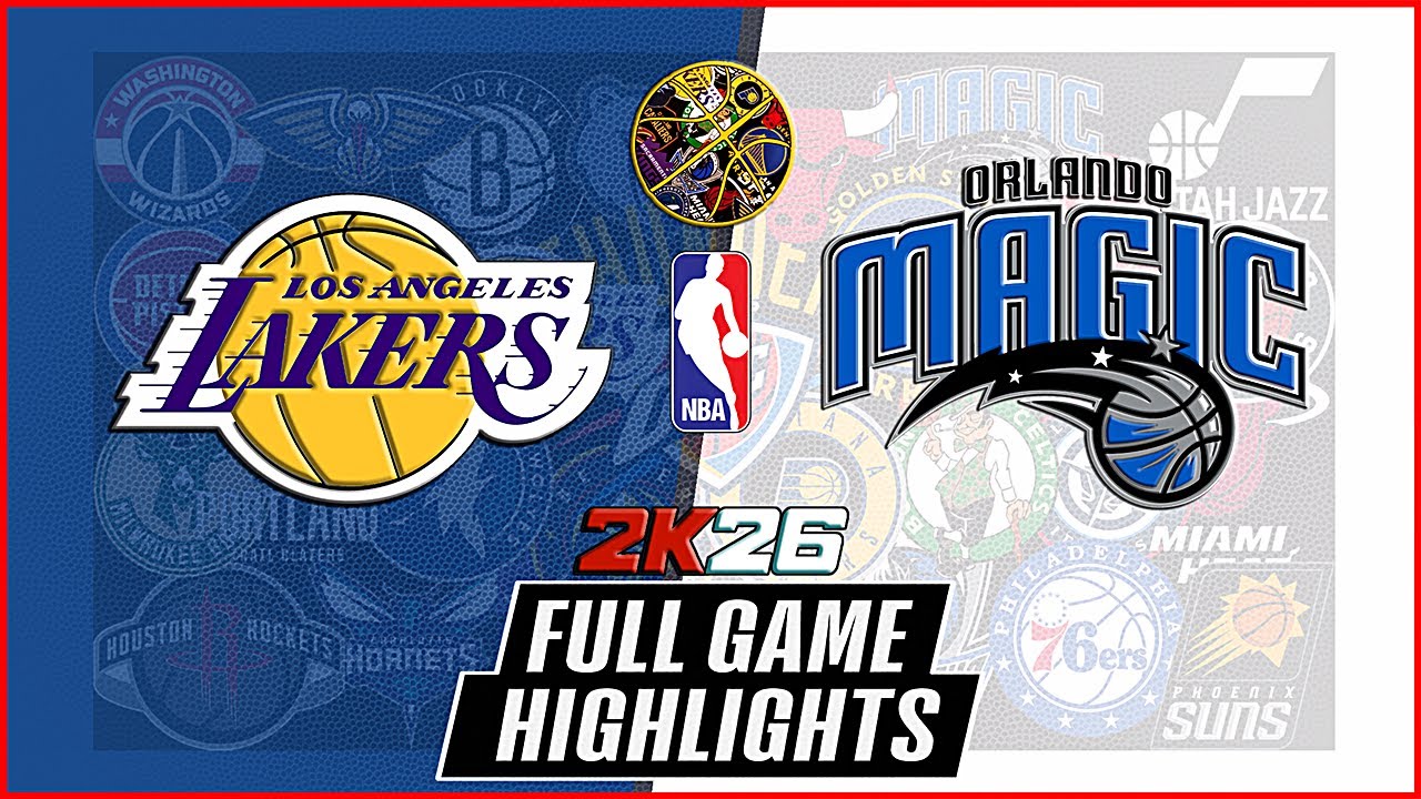 LAKERS vs MAGIC | NBA Full Game Highlights | magic vs lakers | NBA 2K26 ...