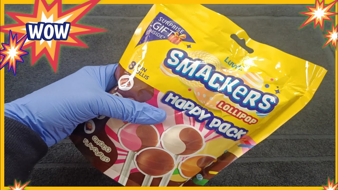 Luvit Smackers Lollipop Surprise Gift🎁Luvit smackers chocolate ...