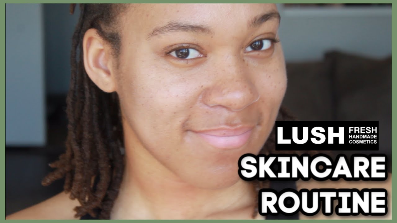 SKINCARE ROUTINE FOR ACNE PRONE COMBINATION SKIN | USING ALL LUSH ...