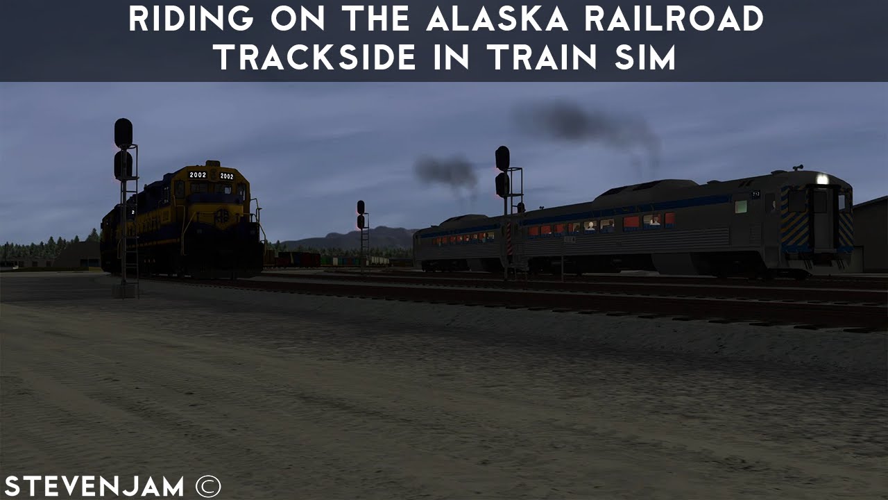 Ridin Through Alaska - Alaska Railroad RDC Cab Ride - YouTube