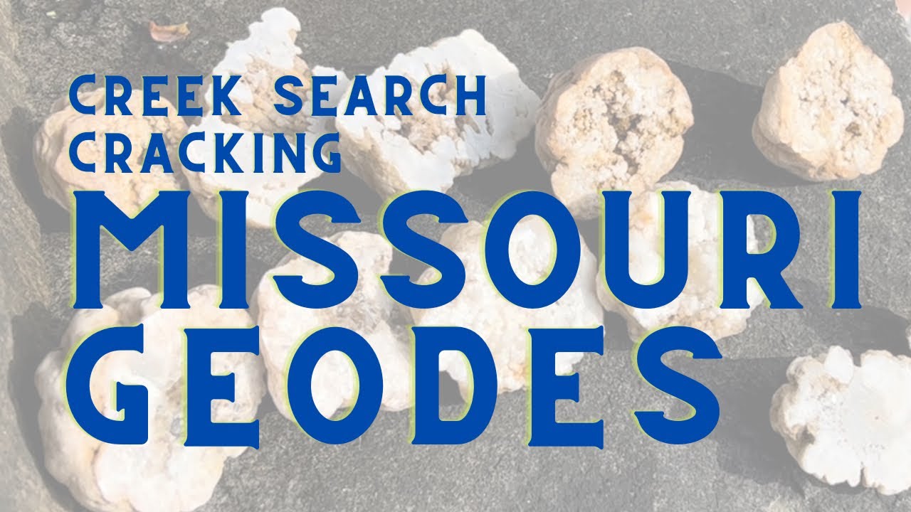 Missouri Creek Walk with Brainy Looking Geodes - YouTube