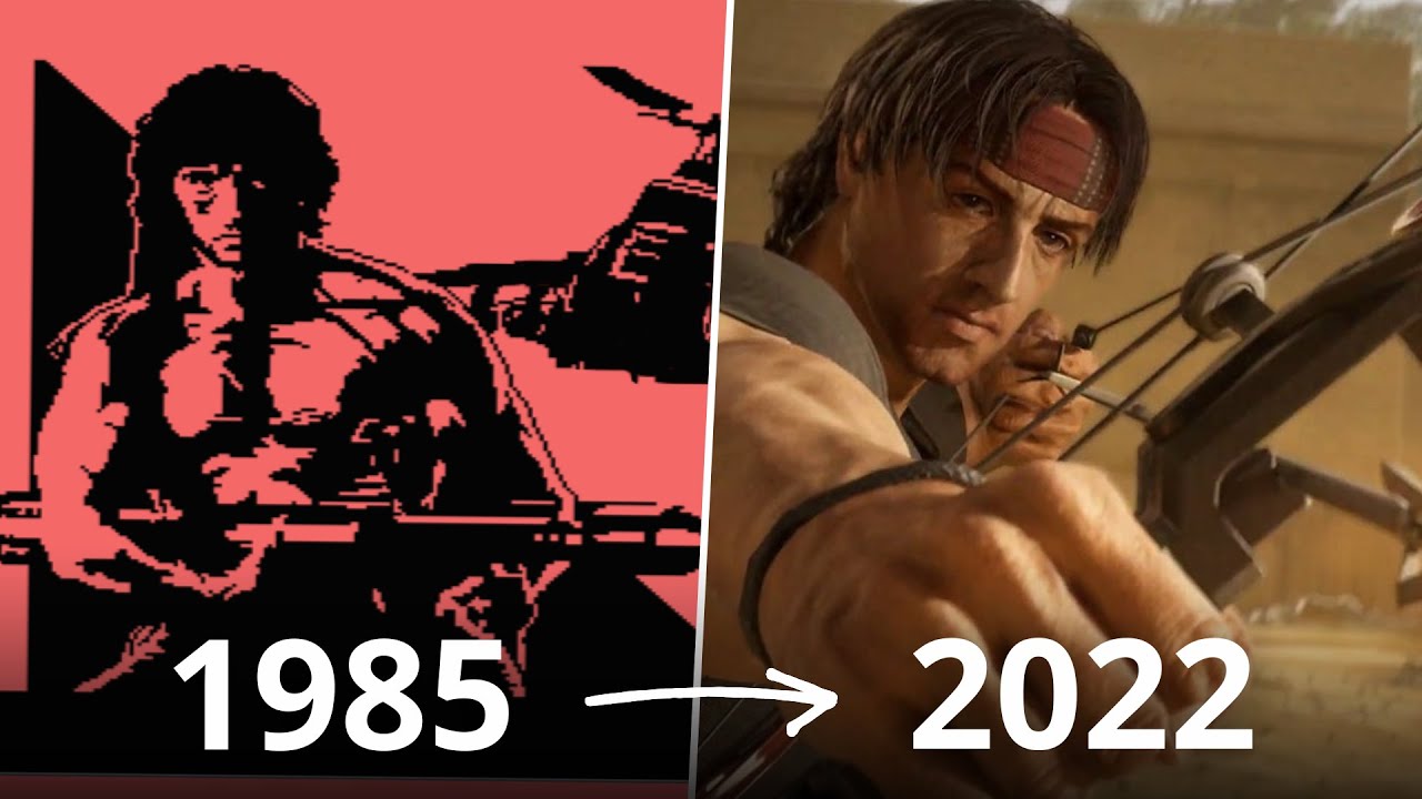 Evolution of RAMBO Games in 30+ Years (1985-2022) - YouTube