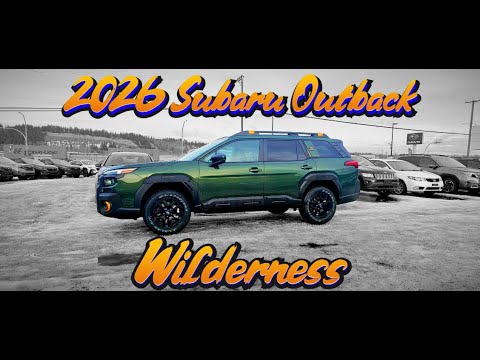 2026 Subaru Outback Wilderness Deep Emerald Green 26OB5254 - YouTube