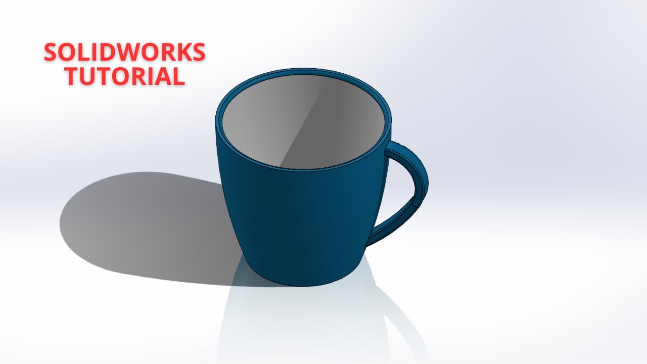 SolidWorks Tutorial | Design a Coffee Cup in SolidWorks | SolidWorks ...