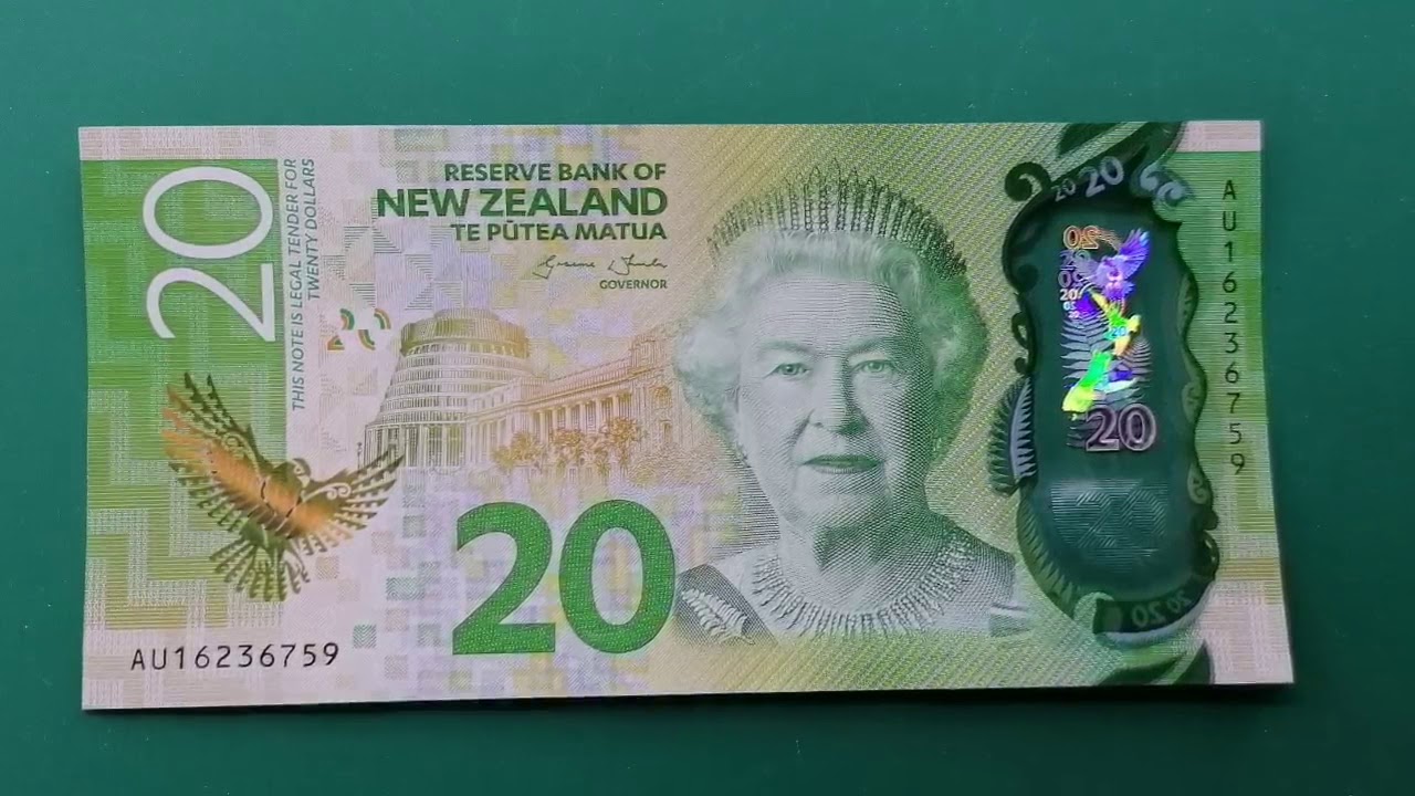New Zealand $20 Note | UK Coin Hunter - YouTube