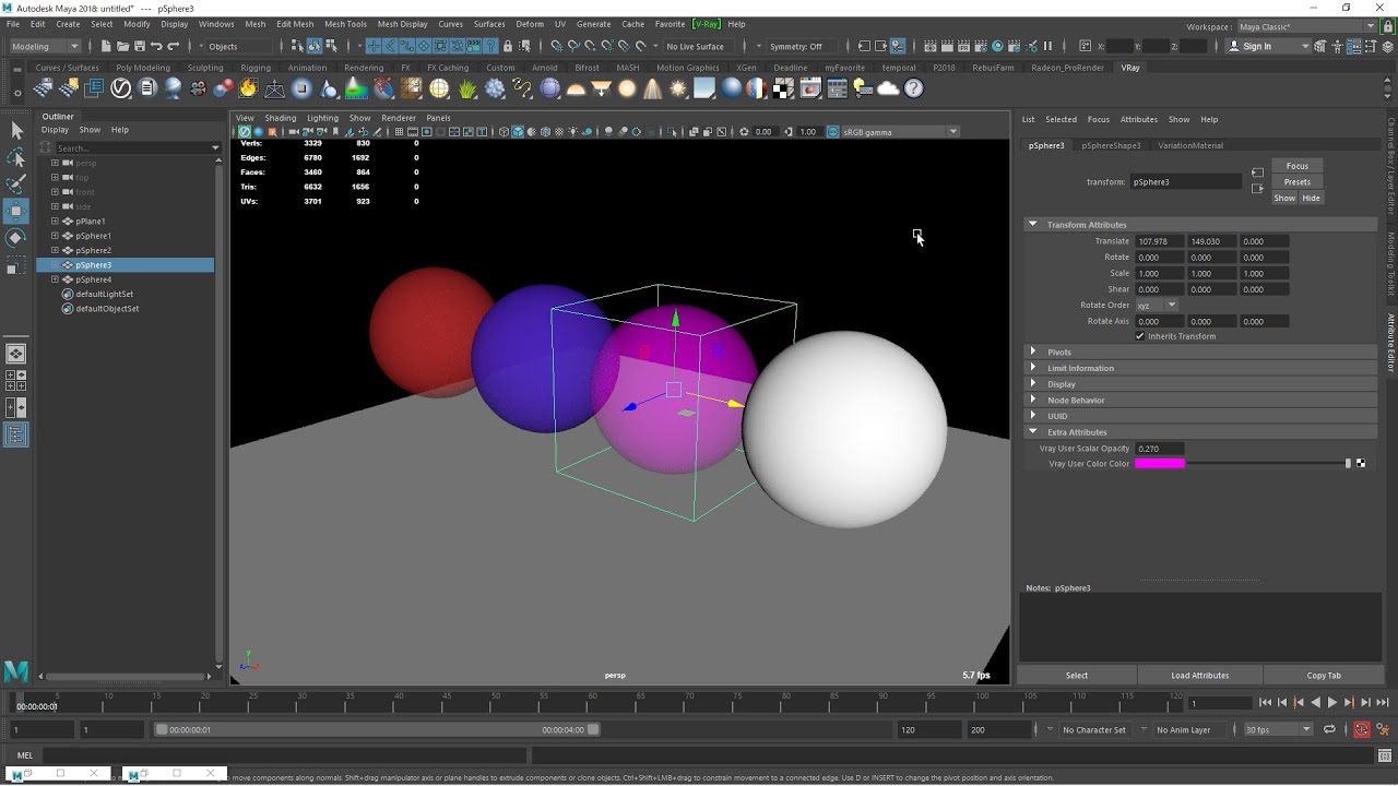 Maya+V-Ray Material Variation - YouTube
