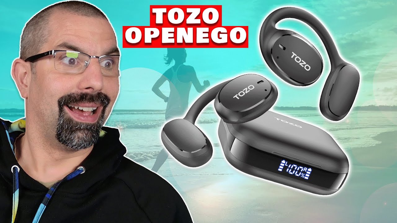 TOZO OPEN EGO des écouteurs bluetooth fait pour le sport ! - YouTube