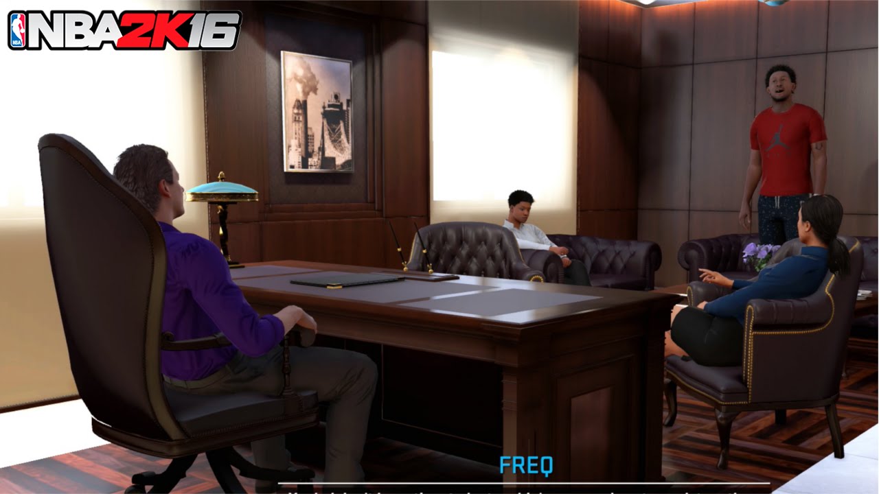 NBA 2K16 My Career #10 | Team Freq Fights! - YouTube