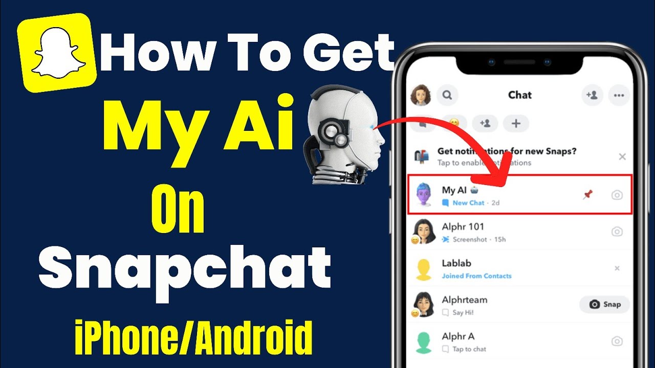 How To Get My Ai On Snapchat | Snapchat My Ai 🤖 | How To Get My Ai On ...