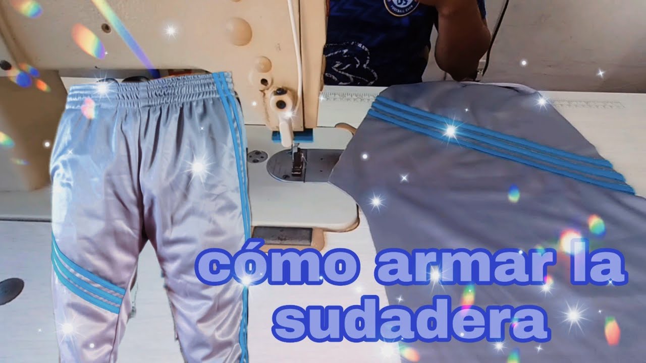 cómo armar la sudadera? parte 2// curso de costura// como hacer una sudadera - YouTube