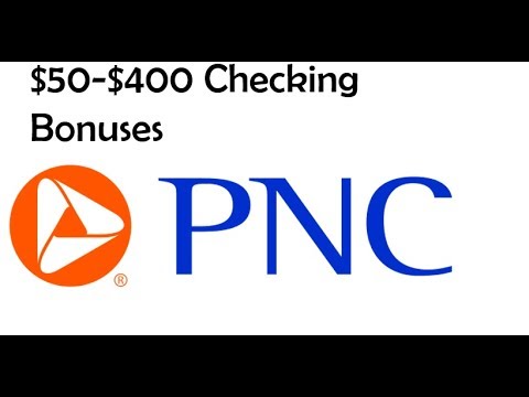 PNC Bank Promotions: $50-$400 Bonuses - YouTube