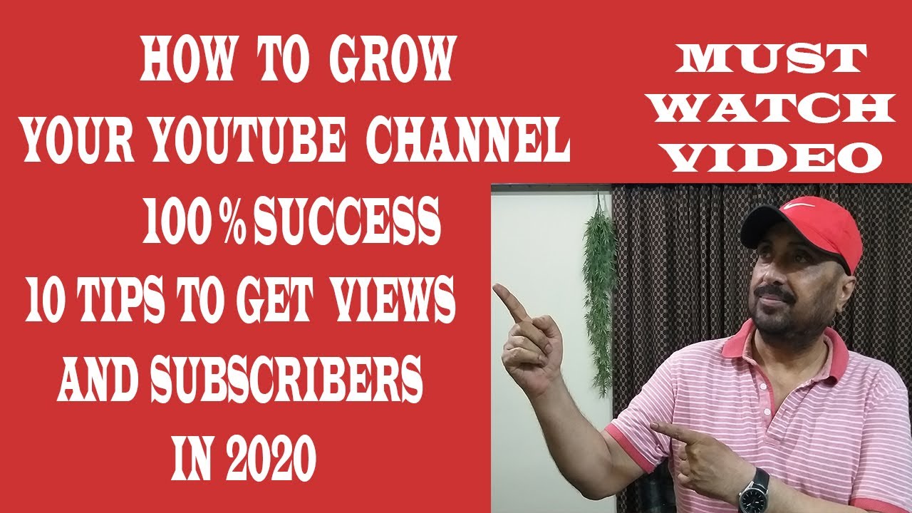 HOW TO GROW YOUR YOUTUBE CHANNEL IN 2020 |TIPS TO GET SUBSCRIBERS ...