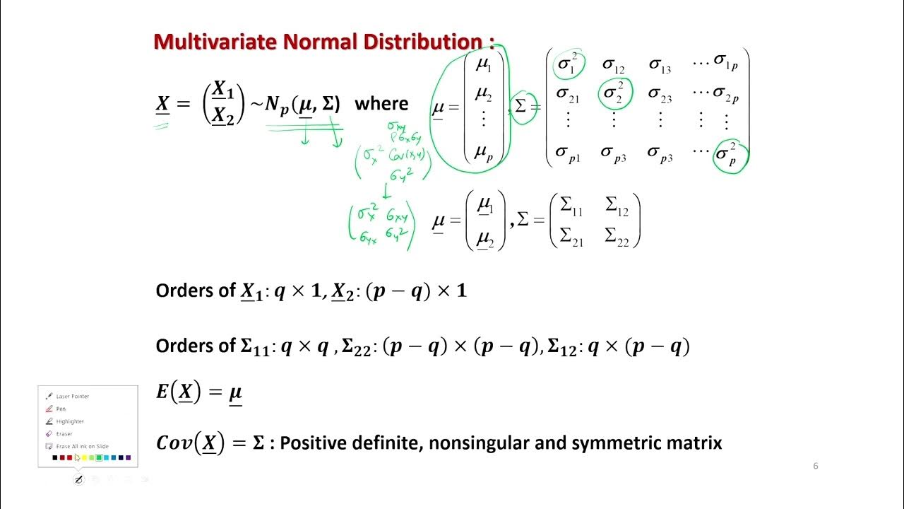 Lecture 25 : Normal Distribution: Bivariate Normal and Multivariate ...