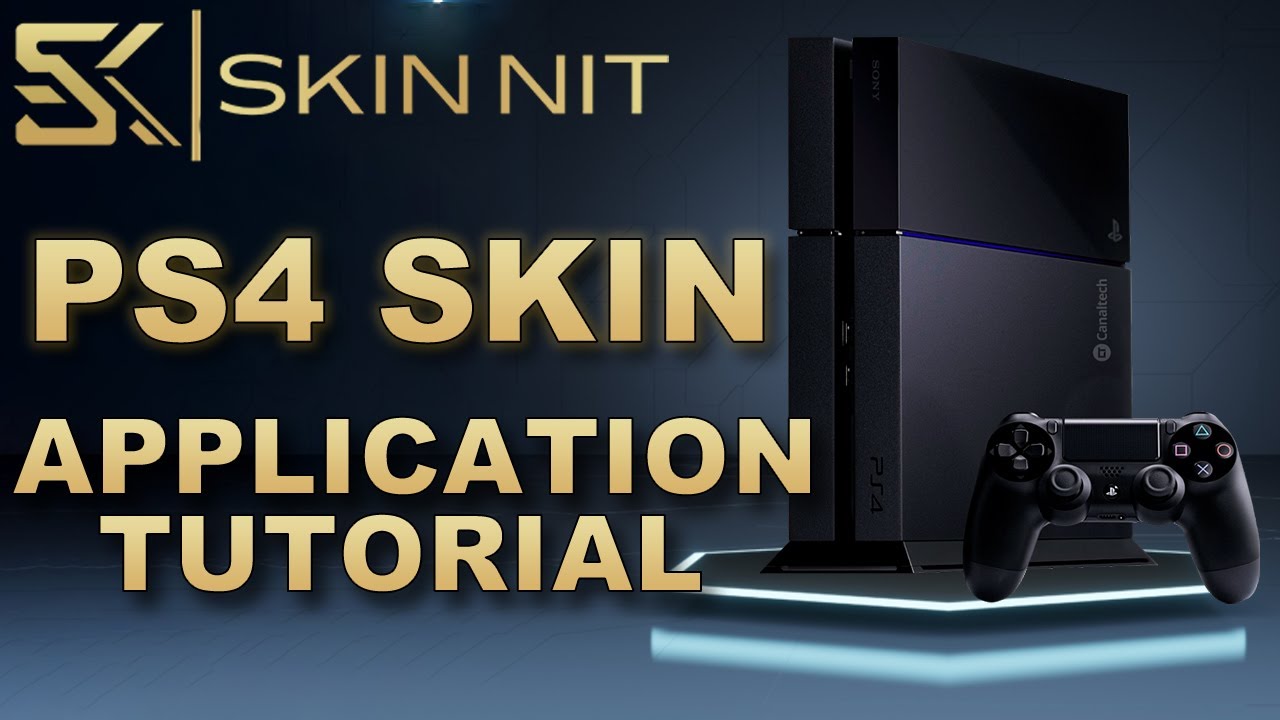 PS4 Vinyl Skin Application - Step-by-Step Tutorial | Skinnit - YouTube