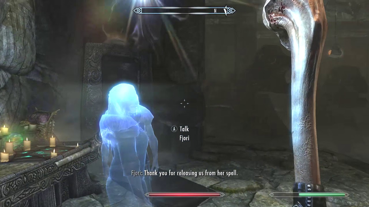 How to get Ghostblade weapon - Skyrim - YouTube