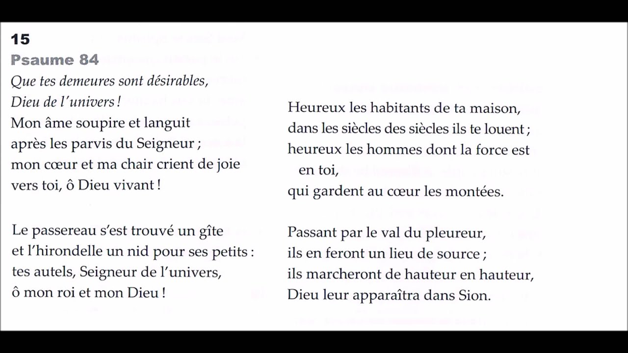 Taize Psaume 84 - YouTube