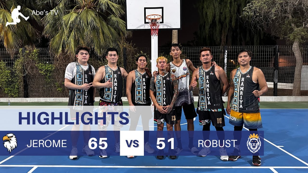 Hamriya Basketball Highlights || Team Jerome vs Team Robust! - YouTube