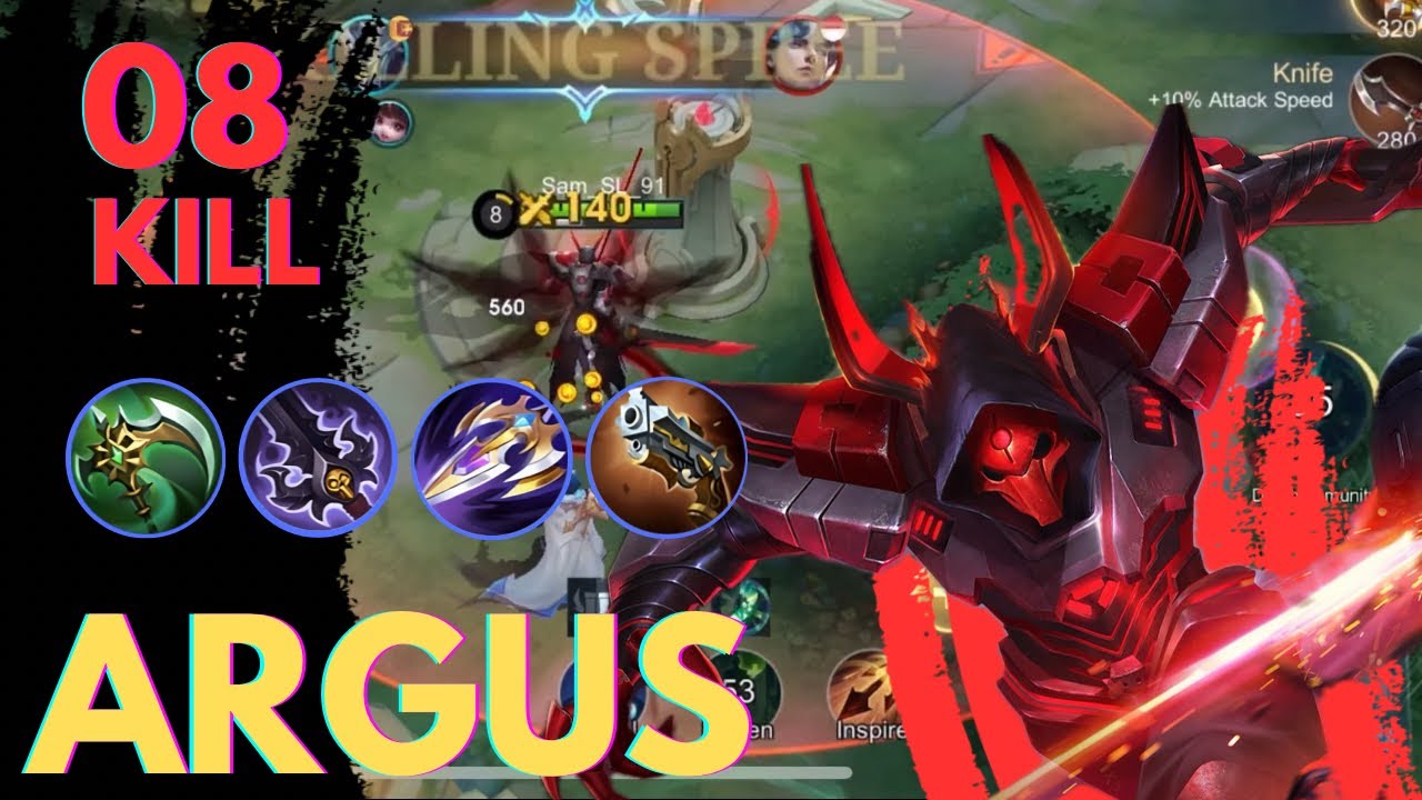 Argus gameplay mobile legends. #mobilelegends - YouTube
