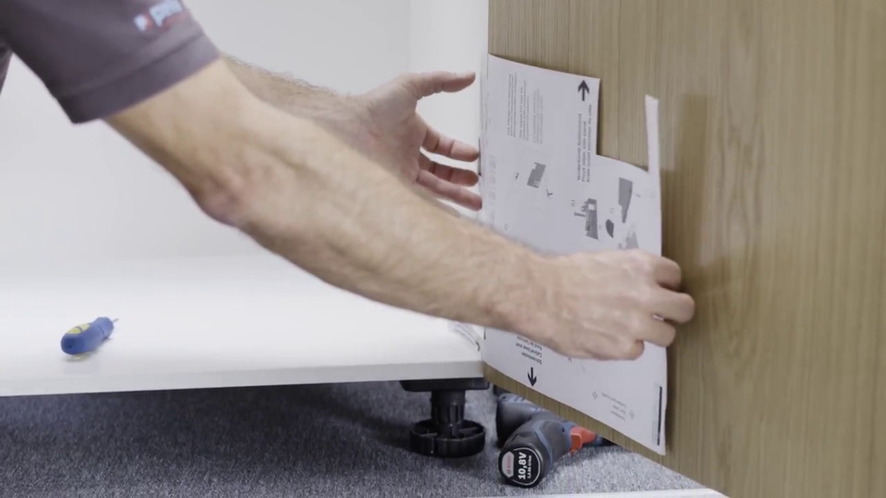 Installation video for large round waste bin - YouTube