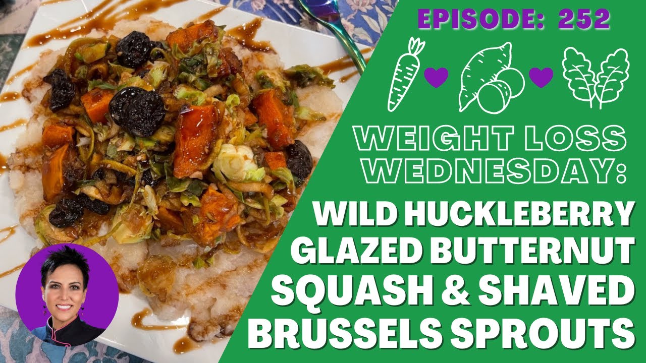 Wild Huckleberry Butternut Squash Melange Over Turnip Mash | WEIGHT ...