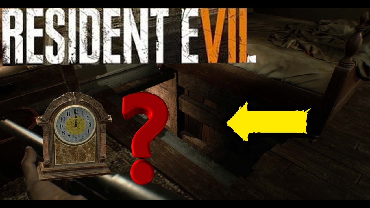 RESIDENT EVIL 7- QUEBRA CABEÇA DO RELOGIO E LUGAR SECRETO #7 - YouTube