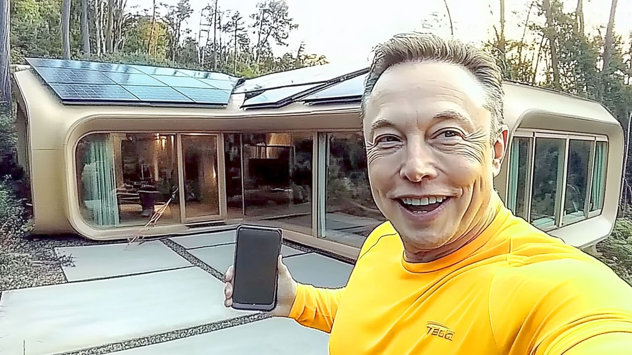 IT HAPPENED! Elon Musk Shows His Self-Sustaining Home – No More Utility ...