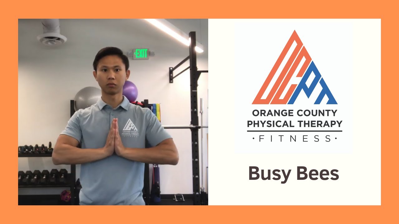 Busy Bee Exercise to Improve Mobility (Orange County Physical Therapy ...