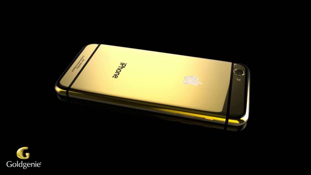 Gold iPhone 6 in 24ct. Gold, Rose Gold and Platinum (video) - YouTube