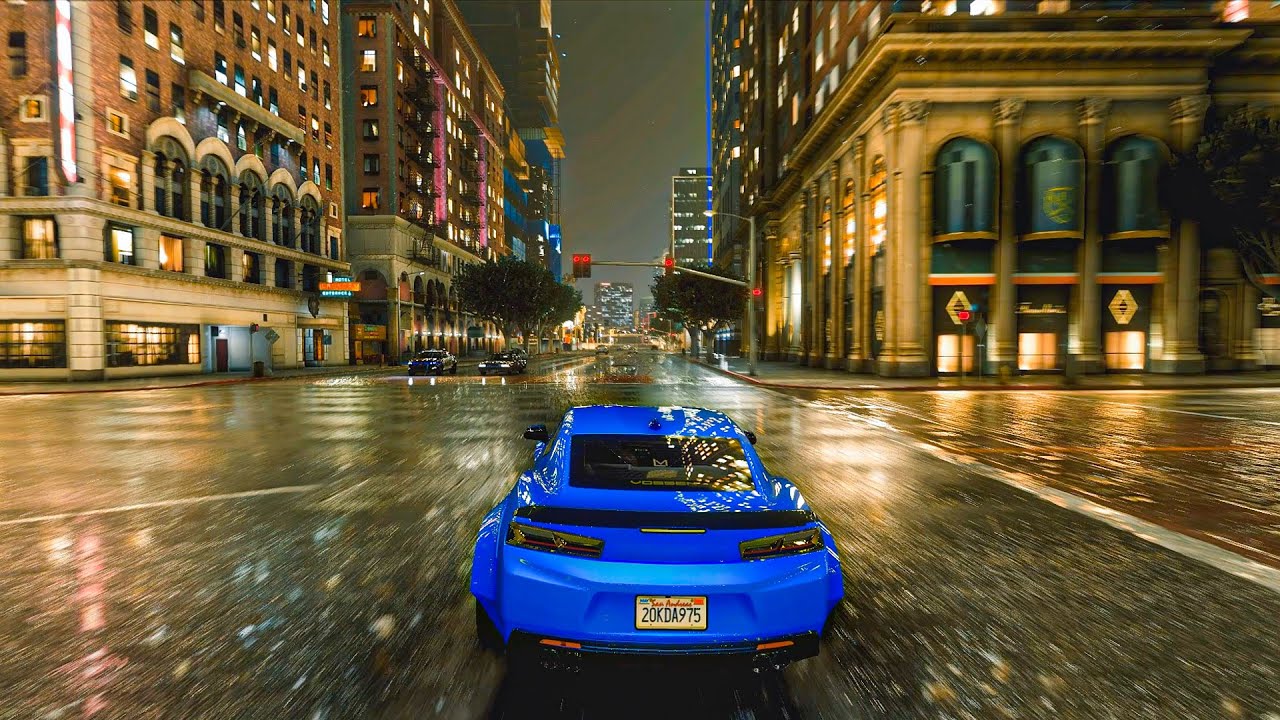 GTA 5 NVE + REALISM BEYOND | BRIGHTER NIGHTS WITH REALISTIC WEATHER ...