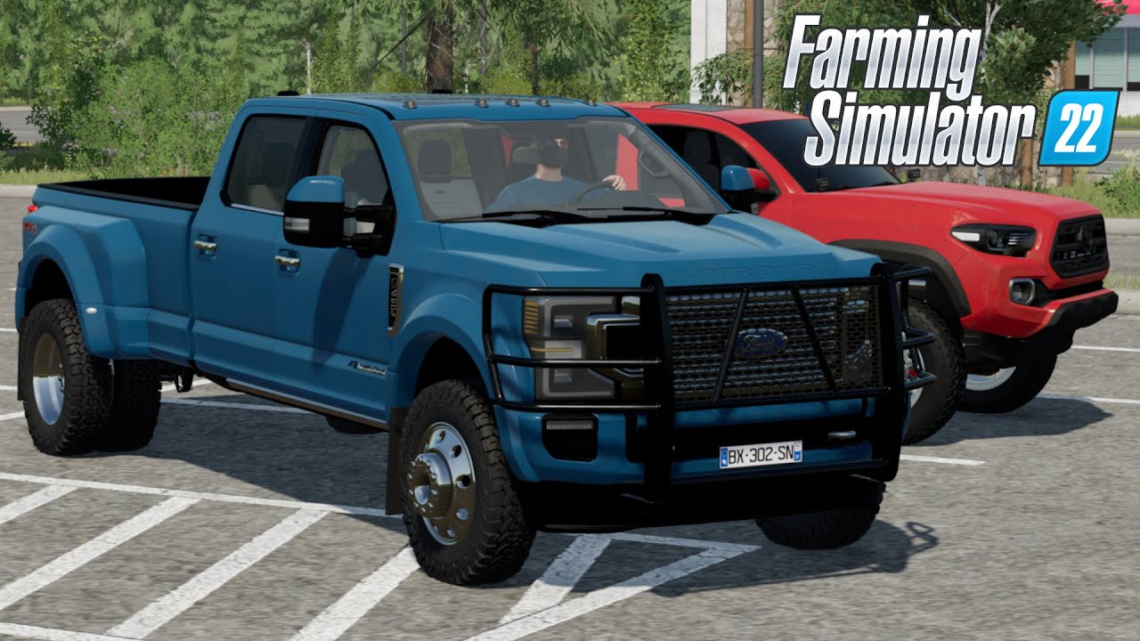 FS22 - 2020 Ford F450 4x4- Car mod for Farming Simulator 2022 Mod ...