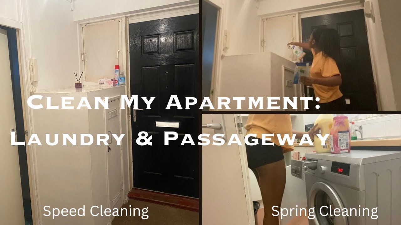 Clean My Apartment | Laundry & Passageway Cleaning | Spring Cleaning ...