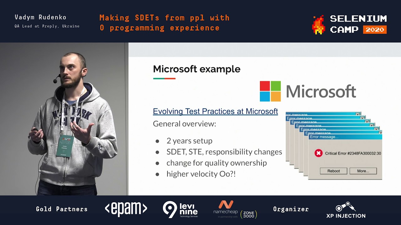 Making SDETs from ppl with 0 programming experience (Vadym Rudenko ...