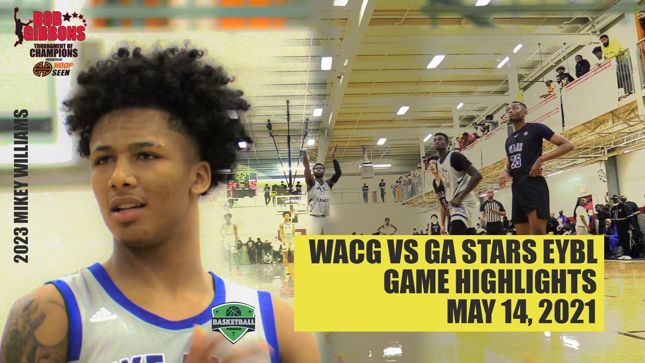 MIKEY WILLIAMS comes to town. WACG vs GA Stars EYBL. How many dunks can ...