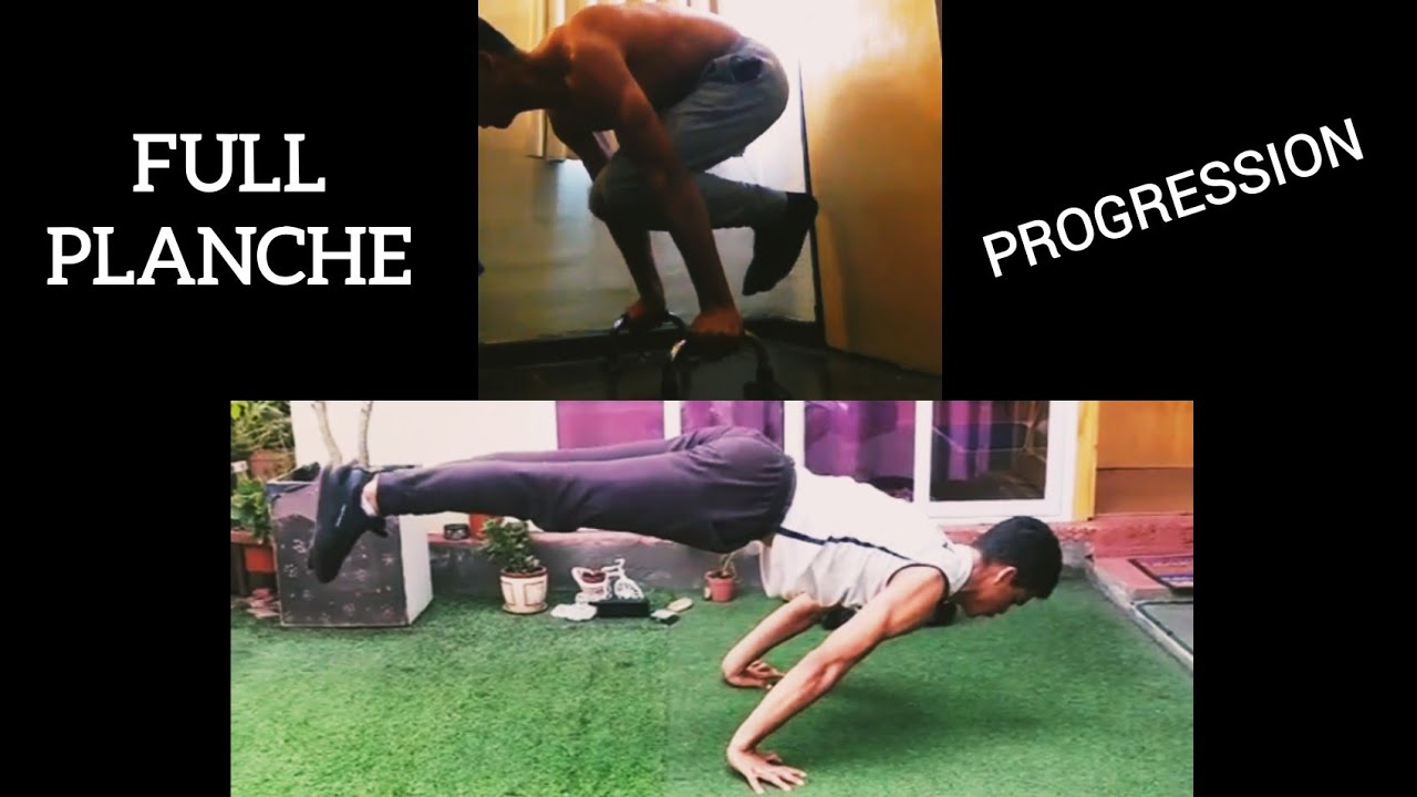 FULL PLANCHE PROGRESSION - A year - YouTube