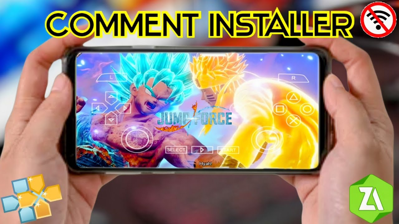 Comment installer jump force sur PPSSPP #ps5 - YouTube