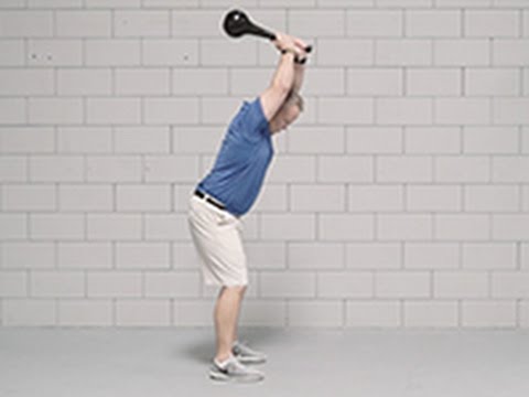 RMT Club Functional Training for Golf: Overhead Lat Stretch - YouTube