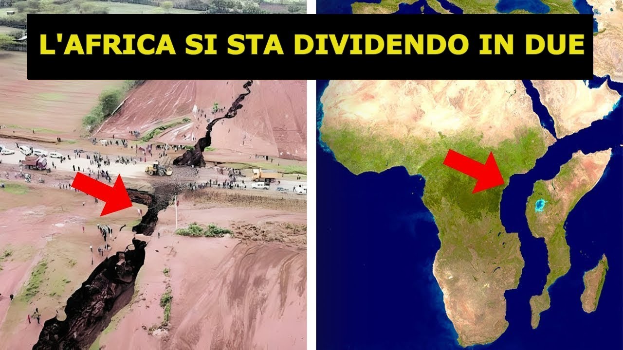 Ecco perché l'Africa si sta dividendo in due Continenti! - YouTube