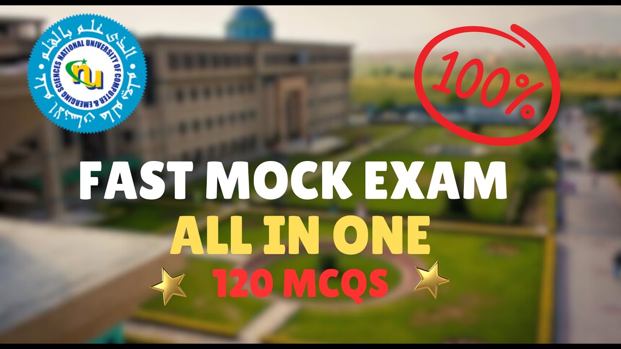 Fast Entry Test MOCK EXAM 2024 | MOST IMPORTANT MCQS | Entry Test ...