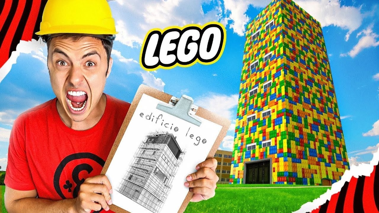 ¡CONSTRUÍ UN EDIFICIO DE LEGO GIGANTE! - YouTube