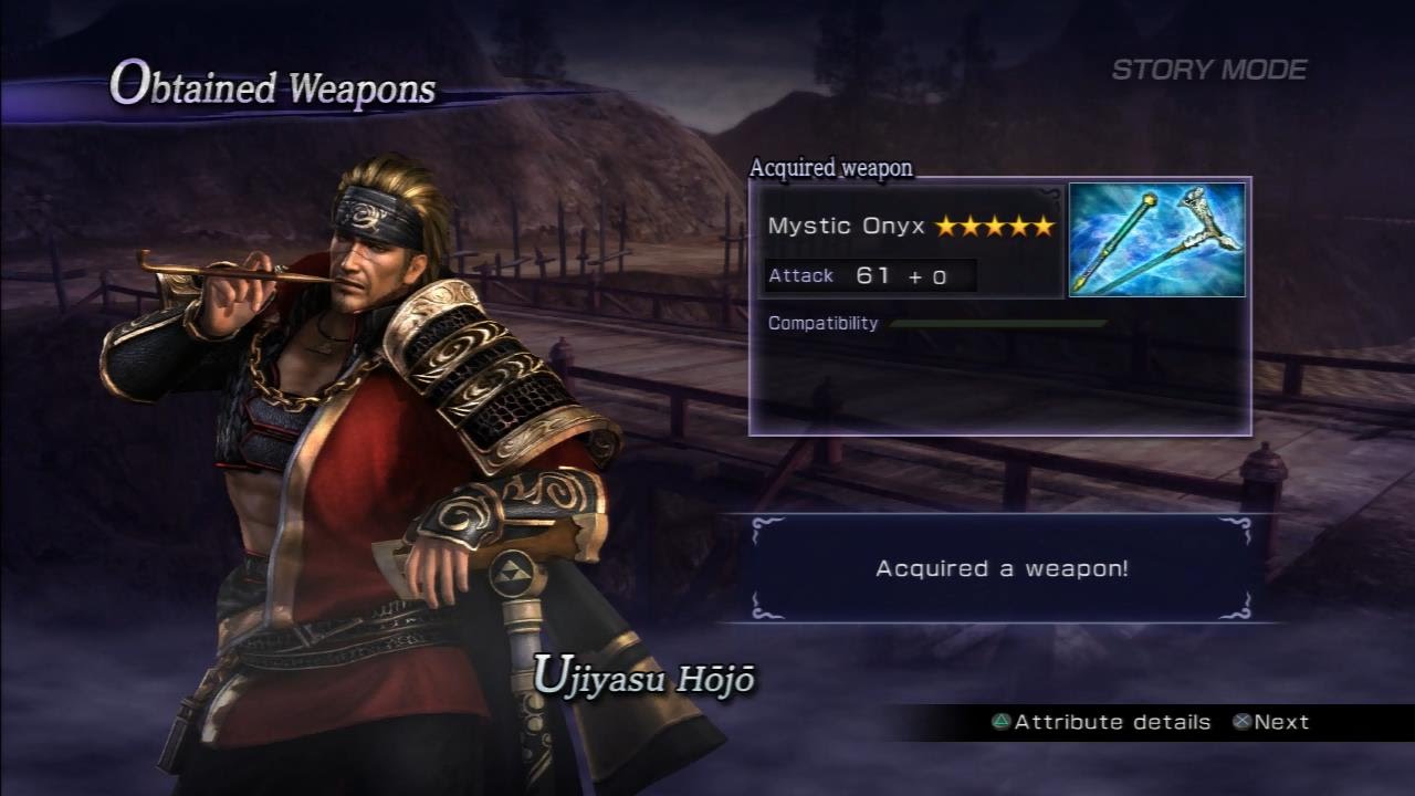 Warriors Orochi 3 Ultimate - Ujiyasu Hojo Mystic Weapon Guide - YouTube
