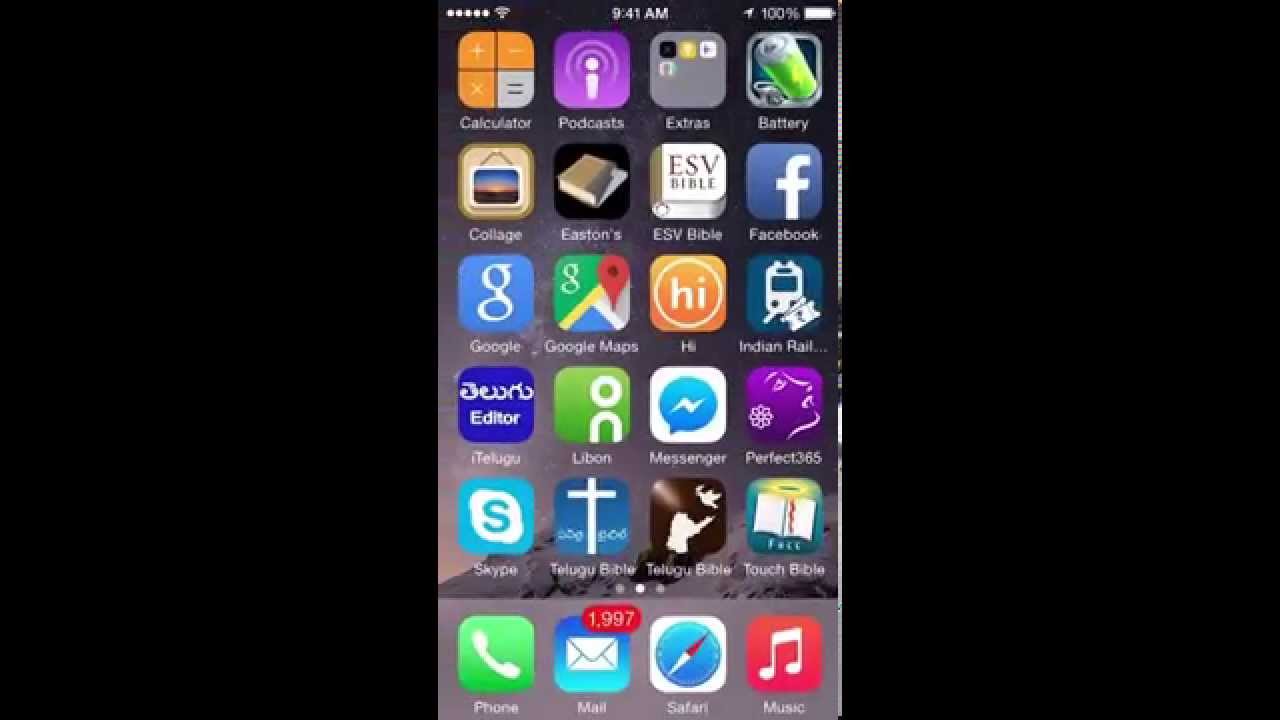 iphone 5s apps opening test - YouTube