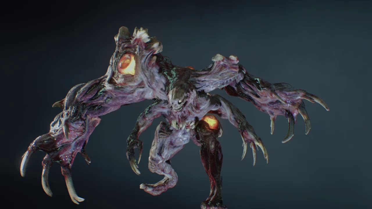 RESIDENT EVIL 2 G stage 3 animations - YouTube