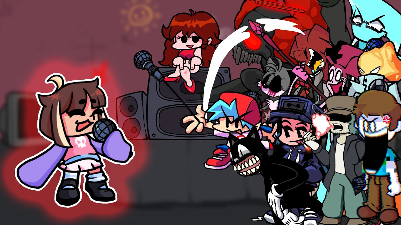 FNF Careless(VS QT 2.0) But Different Characters Sing It🎵 Everyone ...