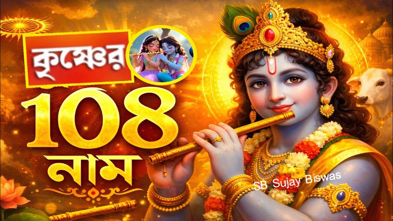 কৃষ্ণের ১০৮ নাম | Sree Krishner 108 Naam | Krishna Ashtottara Shatanam ...